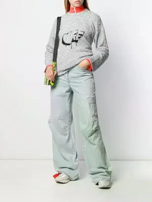 Off-White Crew Neck Jumper
