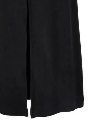 STUDIO TOMBOY Back-slit Long Skirt - Black