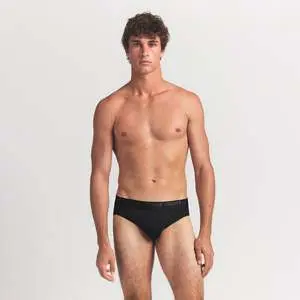 SKIMS Stretch Brief 3 Pack - Gunmetal Multi