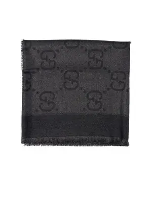 Gucci Gg' Scarf - Black