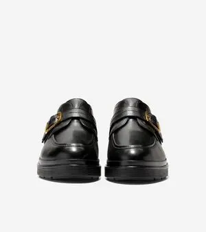 Cole Haan Carlitta Monk Strap Lug Oxfords - Black