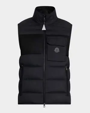 Moncler Estagnous Down Puffer Vest - Black