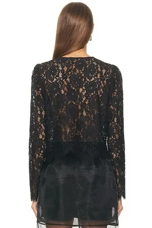 FRAME Lace Blouse