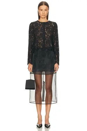 FRAME Lace Blouse