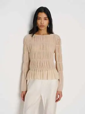 REFORMATION Laramie Knit Top