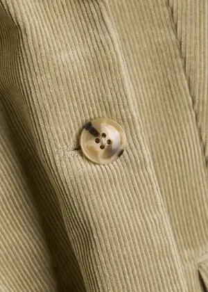 Paige Trexi Corduroy Tailored Coat - Olive