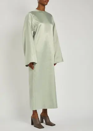 Calvin Klein Alba Satin Midi Dress