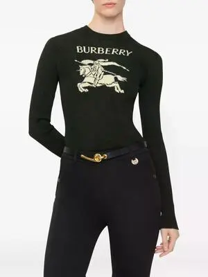 Burberry Long Sleeve Crew-neck Sweater