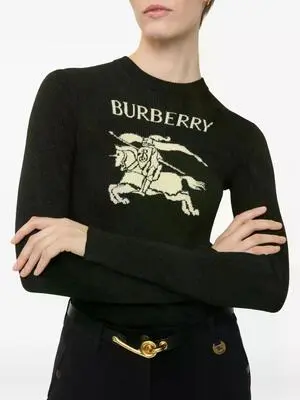 Burberry Long Sleeve Crew-neck Sweater