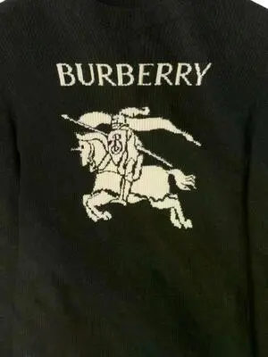 Burberry Long Sleeve Crew-neck Sweater