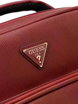 Guess Logo Plaque Backpack