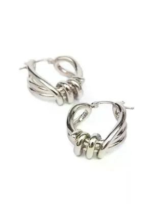 MAISON MARGIELA Knot Hoop Earrings