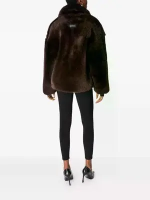 MARINE SERRE Shearling Jacket