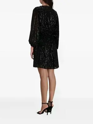 BOSS Sequin-embellished Mini Dress