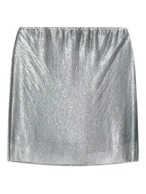 Versace Sequin-embellished Mini Skirt