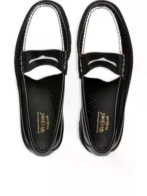 G.H.BASS Weejuns Leather Penny Loafers - Black
