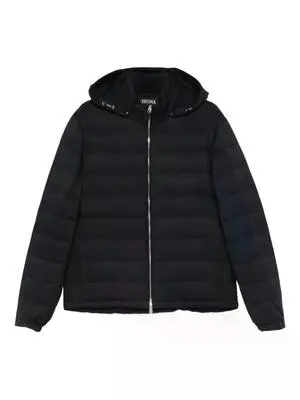 Zegna Zip-up Hooded Jacket - Black