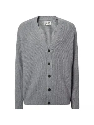 MC2 SAINT BARTH Herrison Ribbed Cardigan - Grey