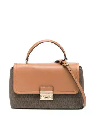 Michael Kors Monogram Crossbody Bag - Brown