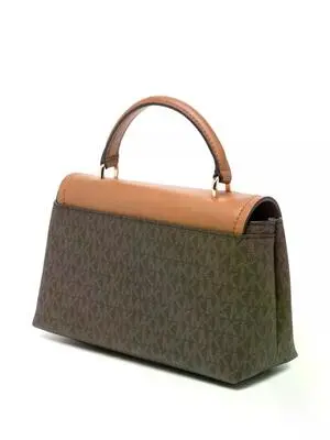 Michael Kors Monogram Crossbody Bag - Brown