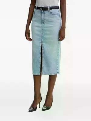 Guess Midi Skirt With Front Slit
