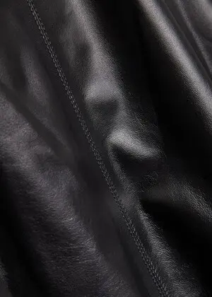 Simkhai Ryma Panelled Leather Midi Skirt
