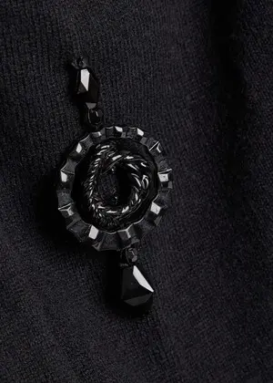 Tory Burch Embellished Wool And Cashmere-blend Cardigan