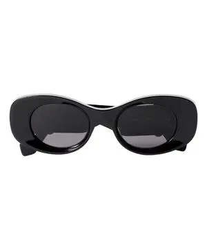 Loewe Anagram Oversized Cat-eye Sunglasses - Black