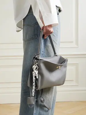 Balenciaga Rodeo Small Leather Shoulder Bag - Gray
