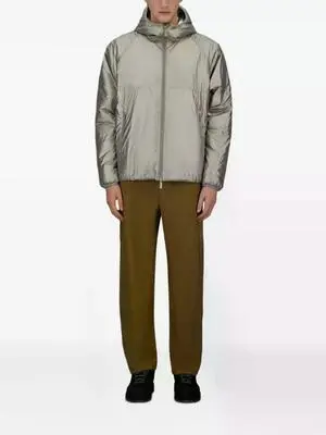 Herno Hooded Metallic Jacket - Silver
