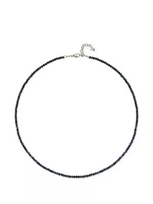 Mateo 14k Yellow Gold Sapphire Beaded Necklace - Blue