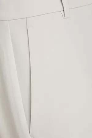 Vince Piqué Straight-leg Pants - Light Gray