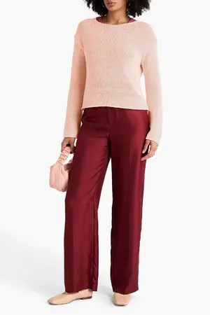 Vince Cotton-blend Knit Sweater