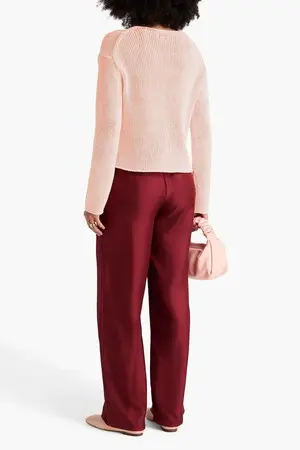Vince Cotton-blend Knit Sweater