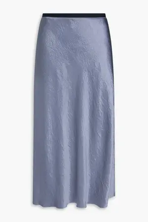 Vince Satin Midi Skirts