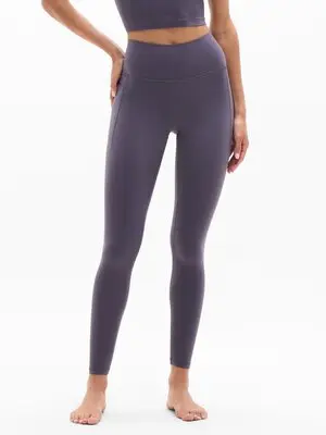 Athleta Transcend Stash High Rise Legging - Twilight