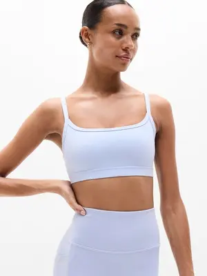 Athleta Square Neck Bra - Gossamer