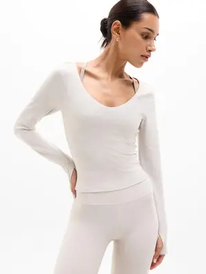 Athleta Softluxe Fitted Top