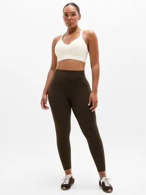 Athleta Salutation Stash High Rise Leggings - Truffle