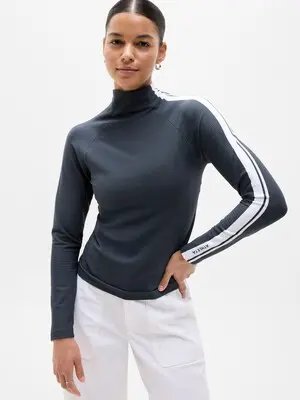 Athleta Mock Neck Performance Tops For Women