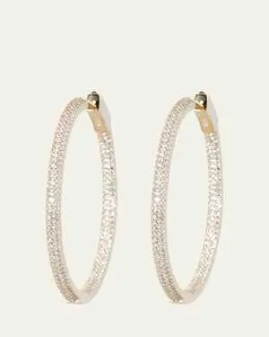 NICKHO REY Slim Tire Hoop Earrings - Gold