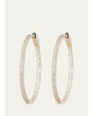 NICKHO REY Slim Tire Hoop Earrings Yellow