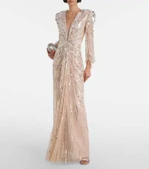 Jenny Packham Xenia Embellished Gown