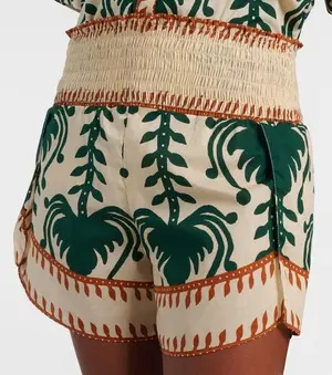 Johanna Ortiz Printed Cotton Shorts - Multicoloured