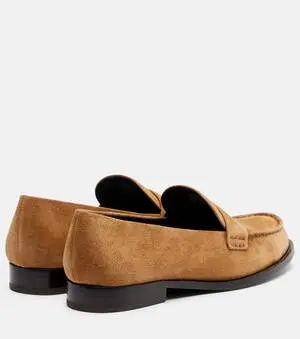Tory Burch Suede Penny Loafers