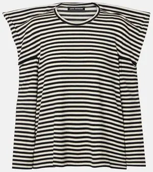 Junya Watanabe Cotton And Wool Top - Black