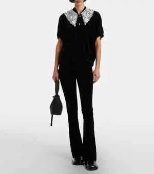 Junya Watanabe High-rise Flared Trousers