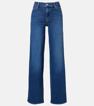 FRAME Le Slim High-rise Wide-leg Jeans