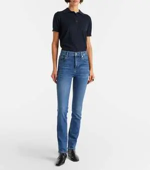 FRAME Pencil High-rise Slim Jeans