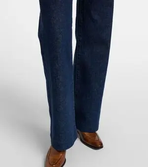 FRAME Refined High-rise Wide-leg Jeans